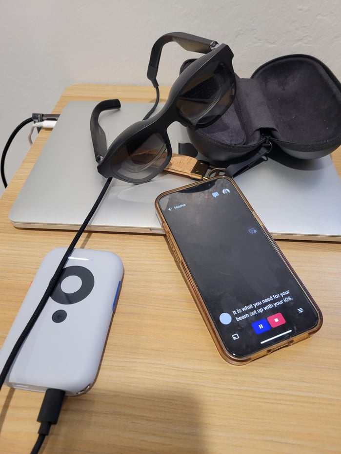 How Do I Set Up My Xreal Beam With My Ios To Seeuse Xrai Glass