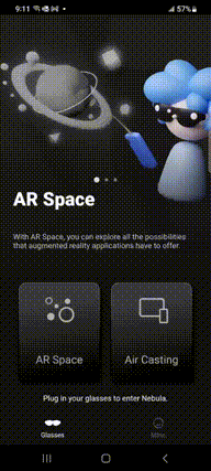 Launch AR Subtitles immediately after plugging in glasses