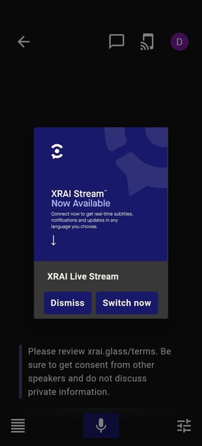 Setting up XRAI Stream