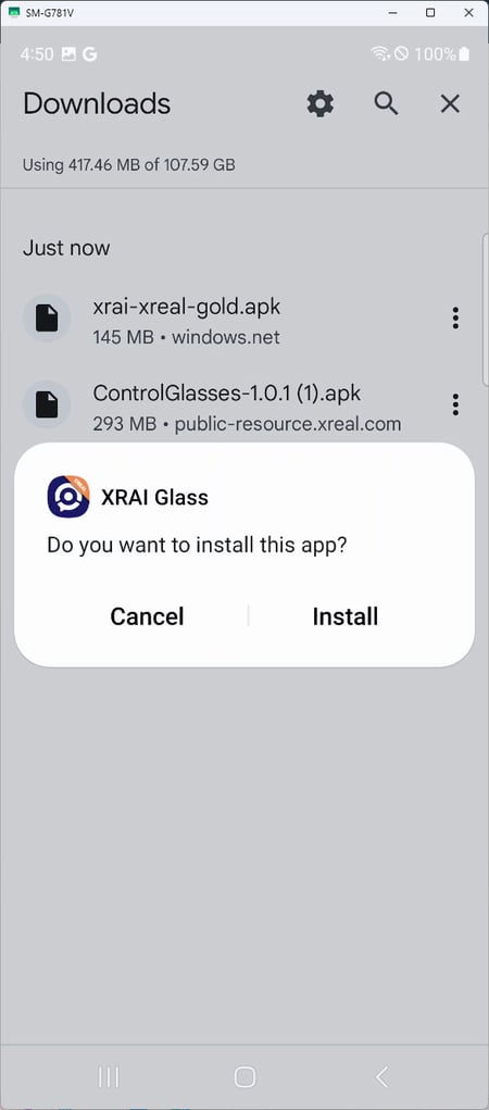 Set up XRAI on XREAL AR