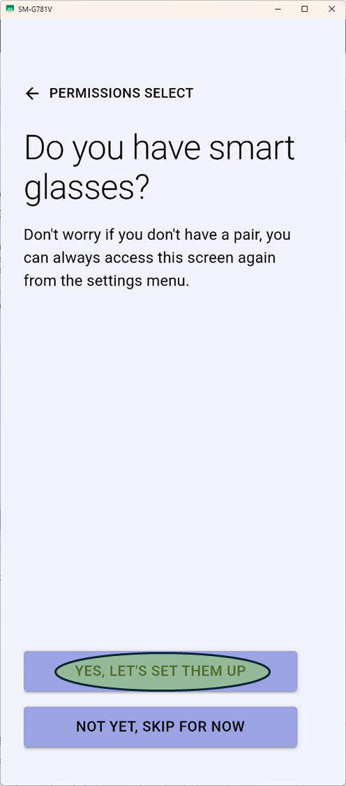 Setting up the XRAI app