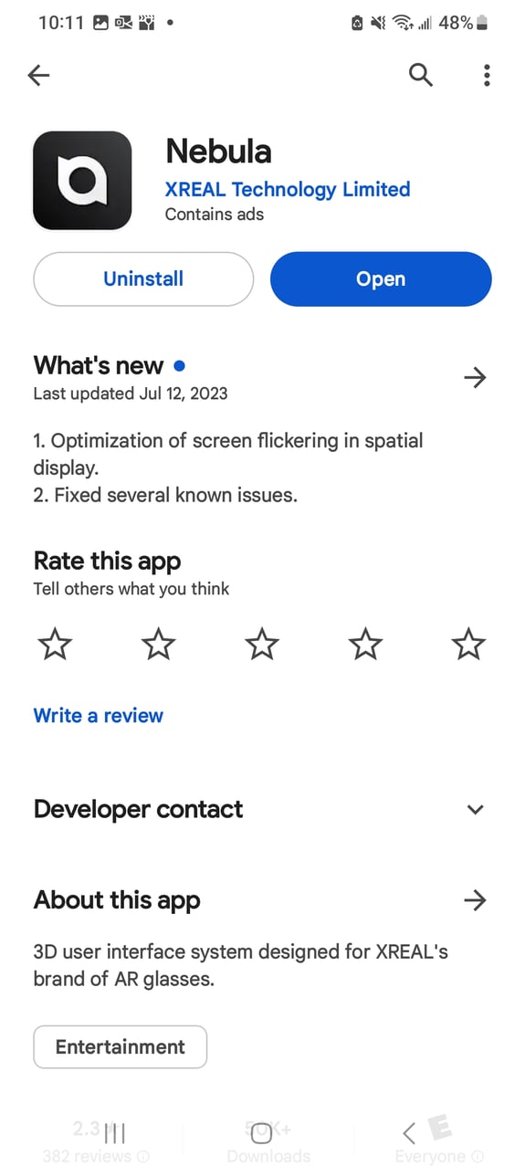 Set up XRAI on XREAL AR